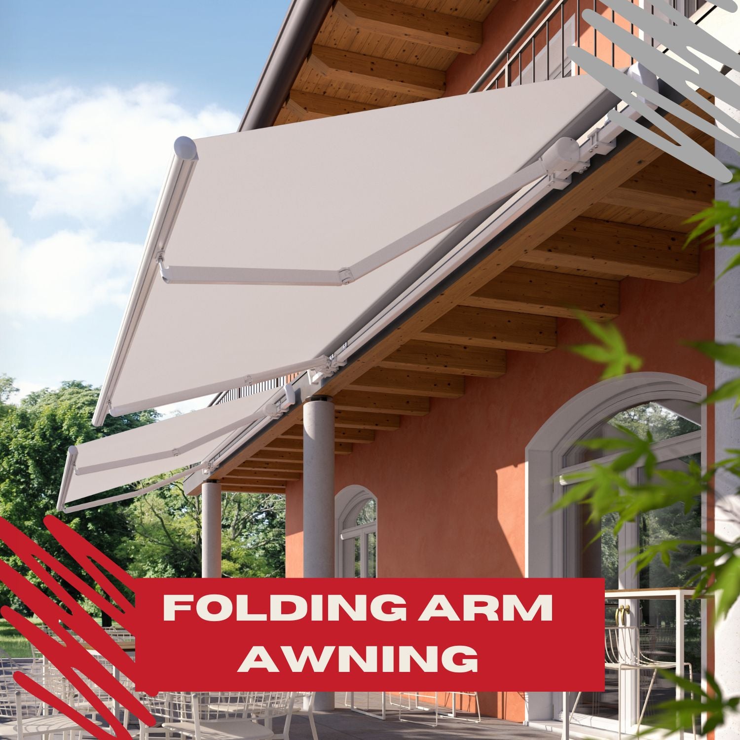 Folding Arm Awning | Ozrite - DIY Outdoor Blinds Online