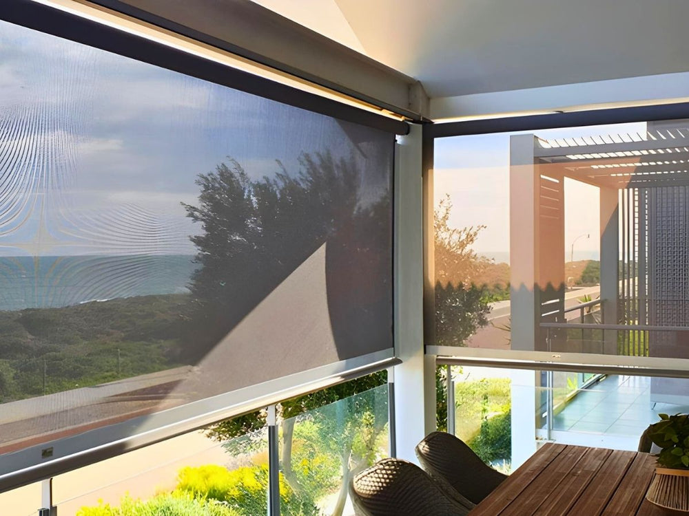 Heavy Duty Channel Outdoor Blind | Wind & UV Protection Australia