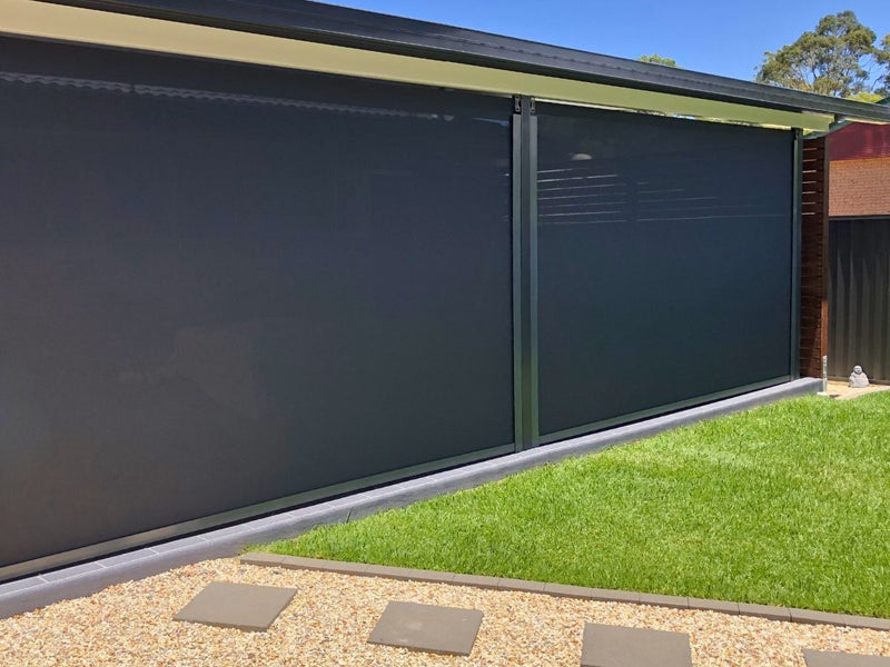 Heavy Duty Channel Outdoor Blind | Wind & UV Protection Australia