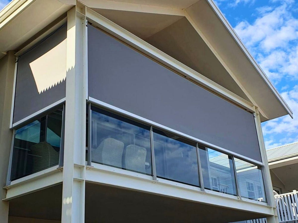 Heavy Duty Channel Outdoor Blind | Wind & UV Protection Australia